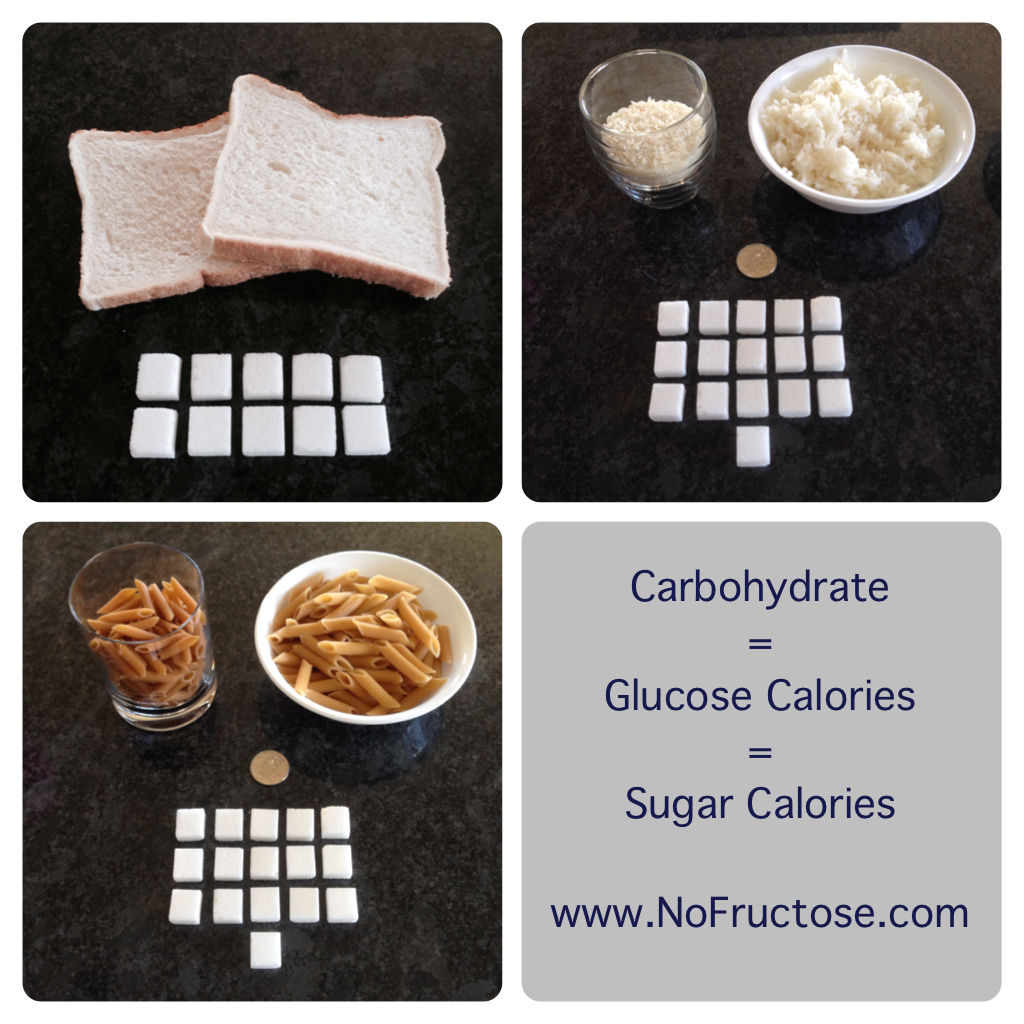 Carbohydrate No Fructose Carbohydrate No Fructose